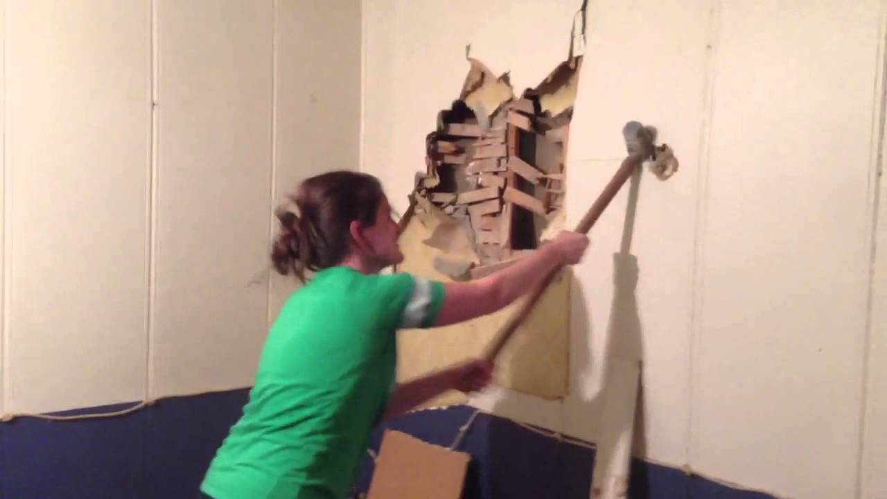 Knock out a wall sledgehammer Knock out a wall sledgehammer