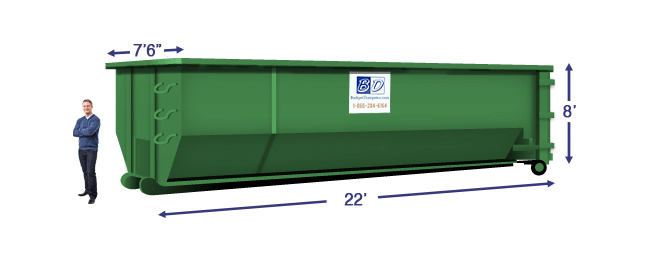 40 Yard Dumpster Dimensions | Budget Dumpster