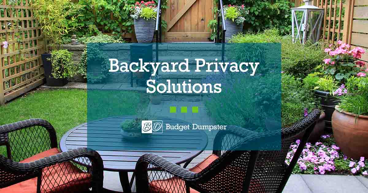 Backyard Privacy Landscaping Ideas 24 Backyard Privacy Ideas For A