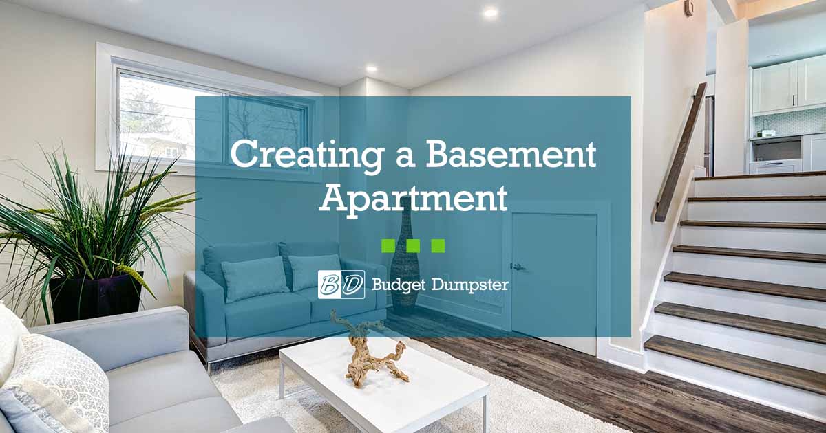 Converting a Basement Into an Apartment | Budget Dumpster