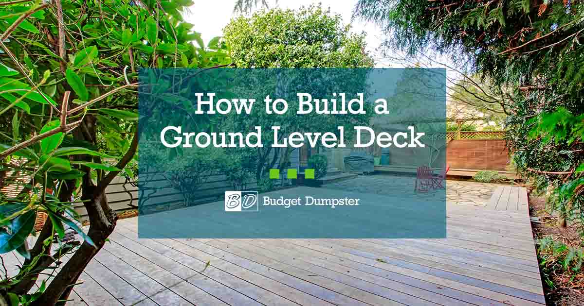 How to Build a Deck in 8 Steps | Budget Dumpster