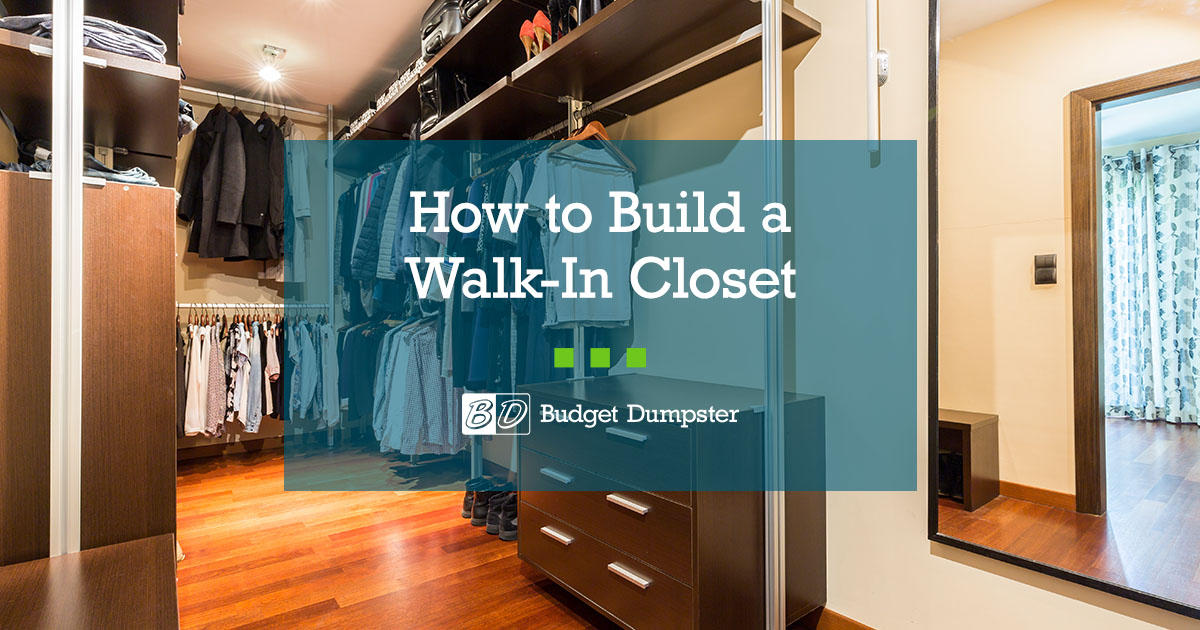How to Build a Walk-In Closet Everyone Will Envy | Budgetdumpster.com
