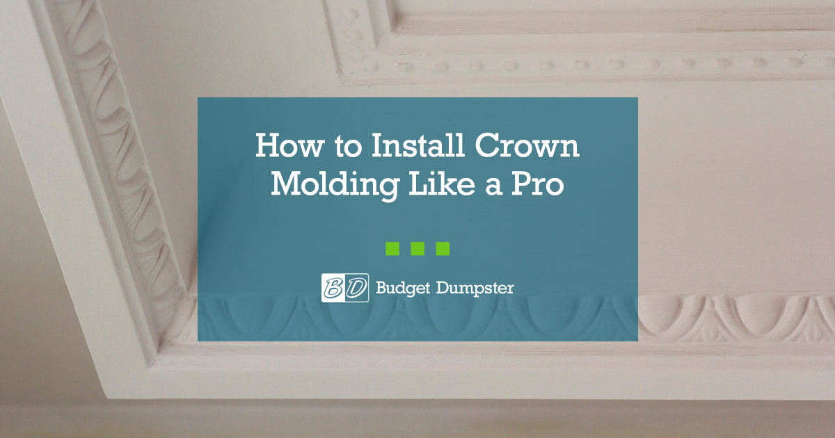 Crown Molding Termination 1 3/16" X 6 3/4" MDF West End Crown Moulding